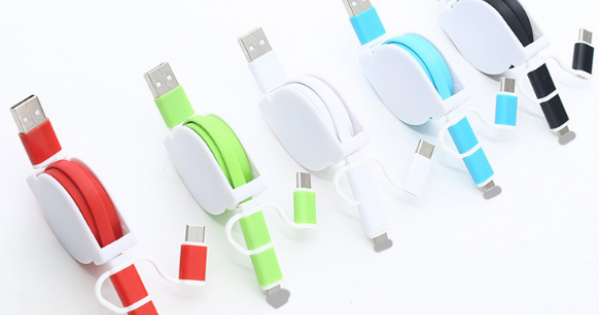 3 IN 1 RETRACTABLE DATA CABLE TYPE-II